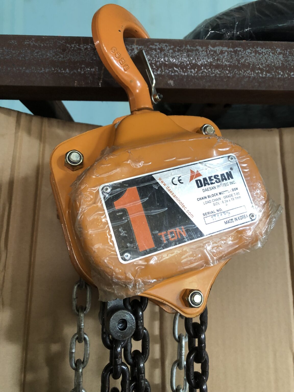 palang xích kéo tay Trung Quốc Hàn Quốc Nhật Bản hiệu Deasan Nitto