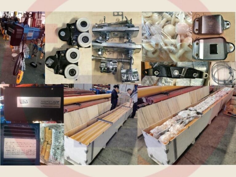 Cầu trục trượt KBK 250kg, 500kg, 1 tấn lắp đặt cho nhà máy CNC