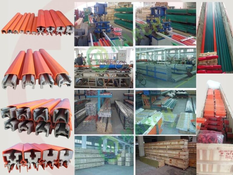 Ray điện cầu trục 1P 200A cho nhà máy bê tông, nhà máy thép